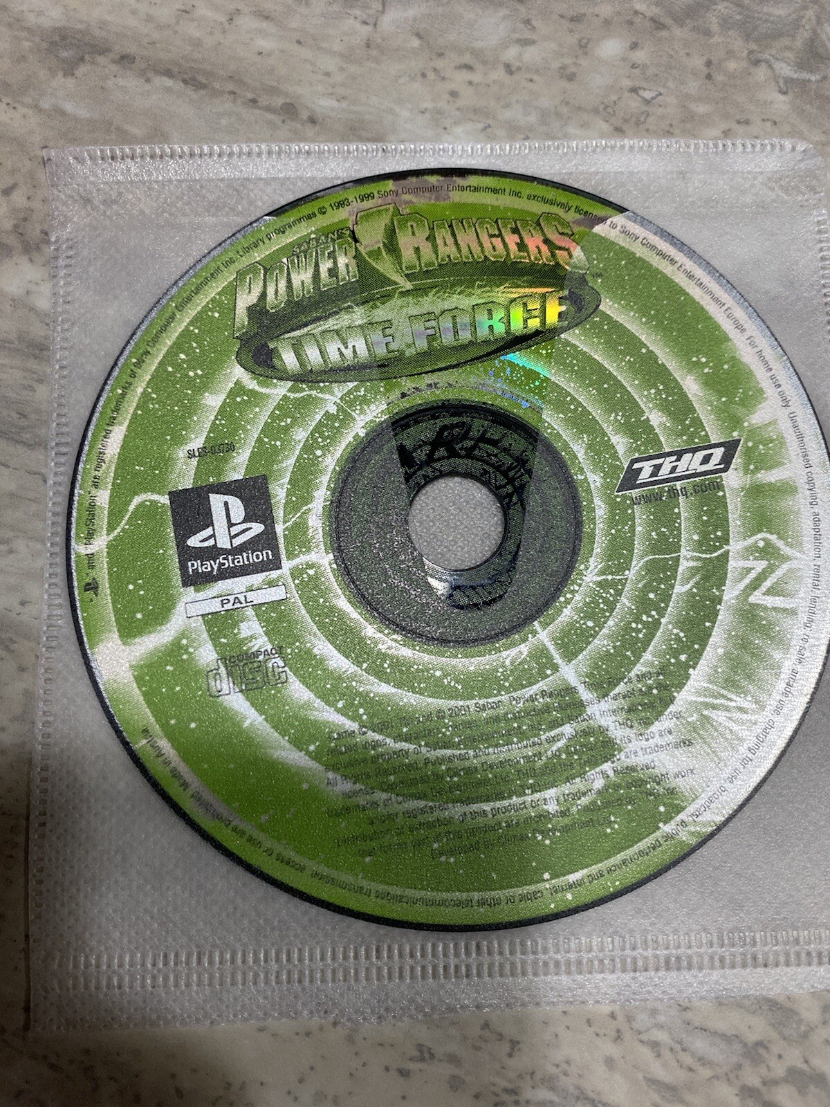 Power Rangers Time Force PLAYSTATION 1 Sony PS1 DISC ONLY Avg Cond But ...