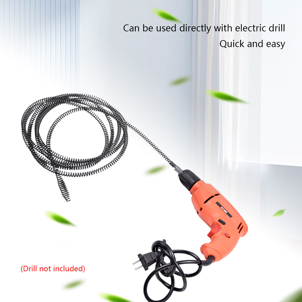 Pipe Unclogger Drain Dredging Spring Cleaning Tool(Electric drill style ...