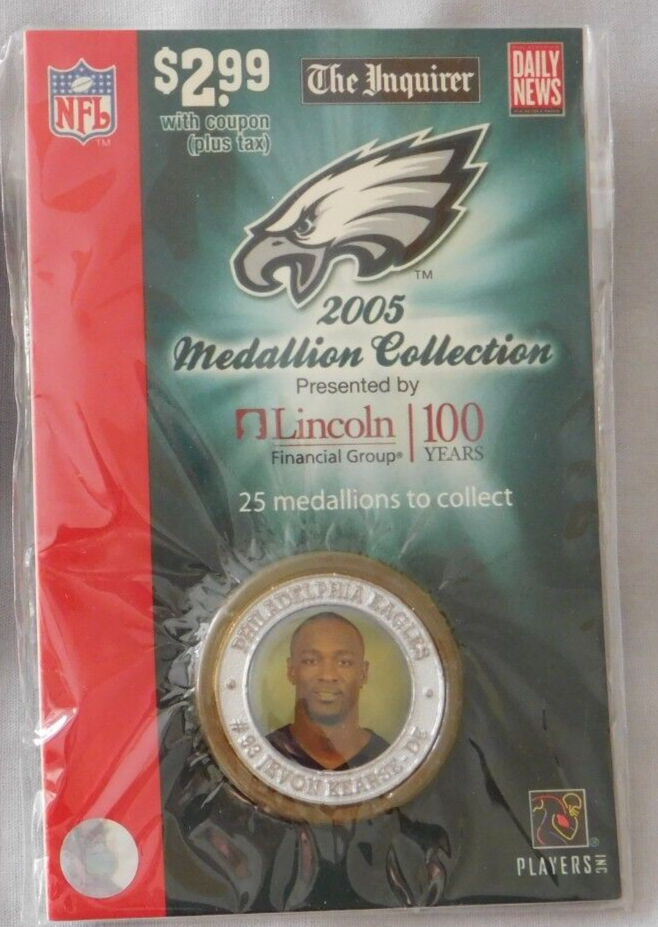 2005 PHILADELPHIA EAGLES Medallion Collection Jevon Kearse | eBay