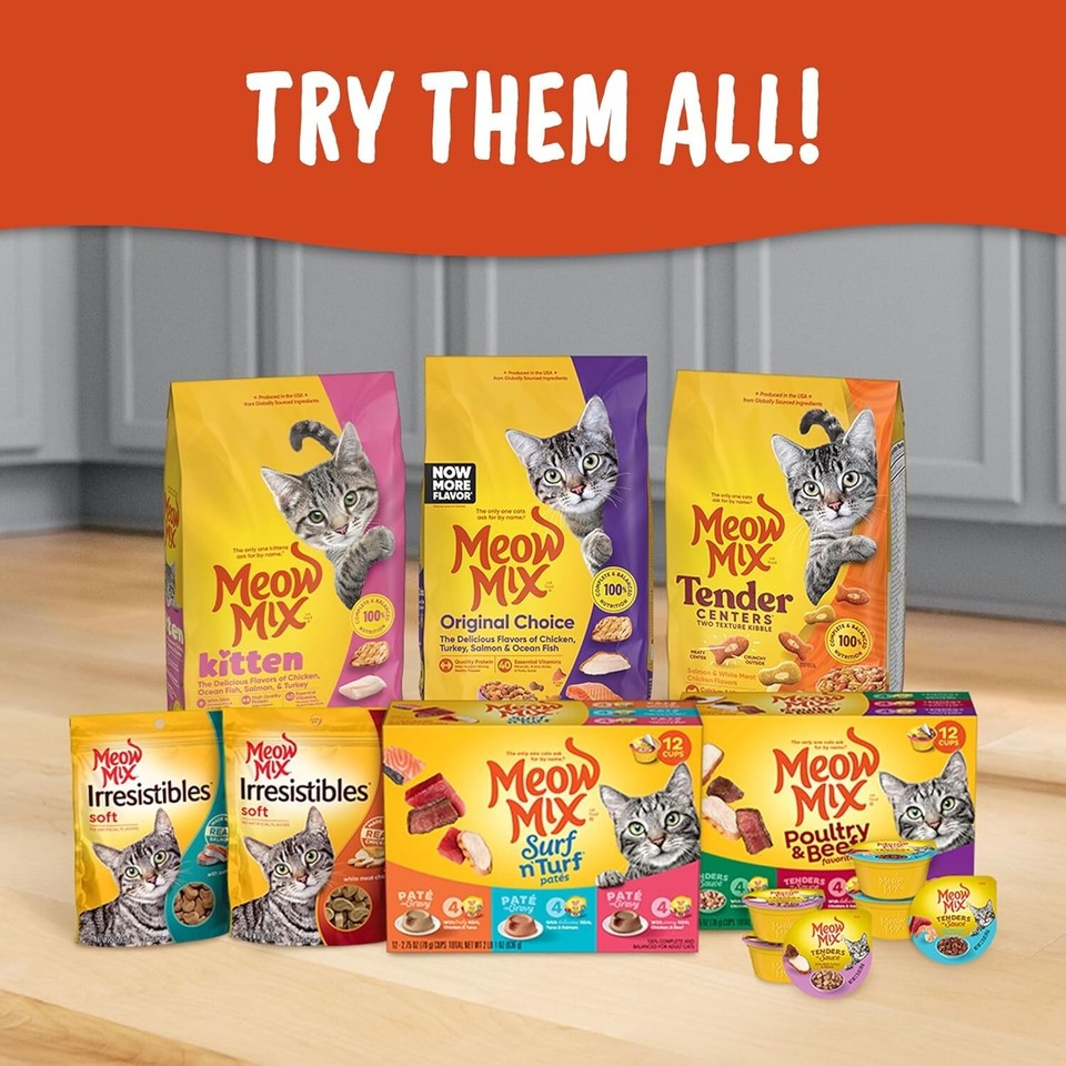 Meow Mix Original Choice Dry Cat Food, 6.3 Pound (Pack of 1) Bag ... | eBay