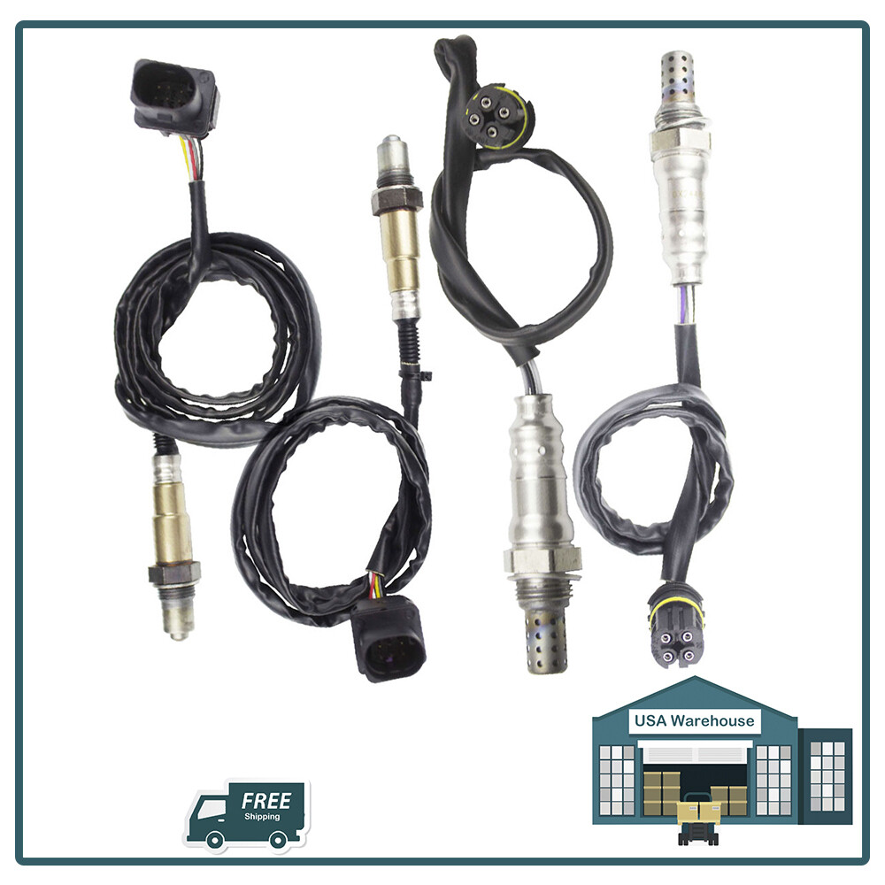 4x Oxygen O2 Sensor 1 & 2 for 2006 2007 BMW 530i 530Xi 3.0L Upstream+ ...
