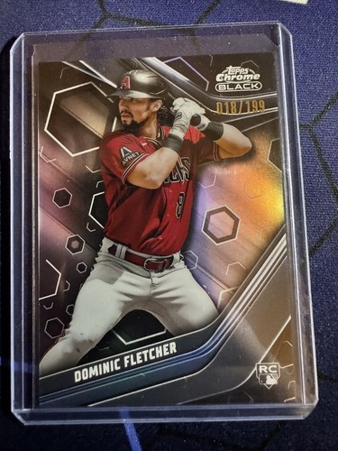 Dominic Fletcher RC 2023 Topps Chrome Black Rookie Silver /199 ...