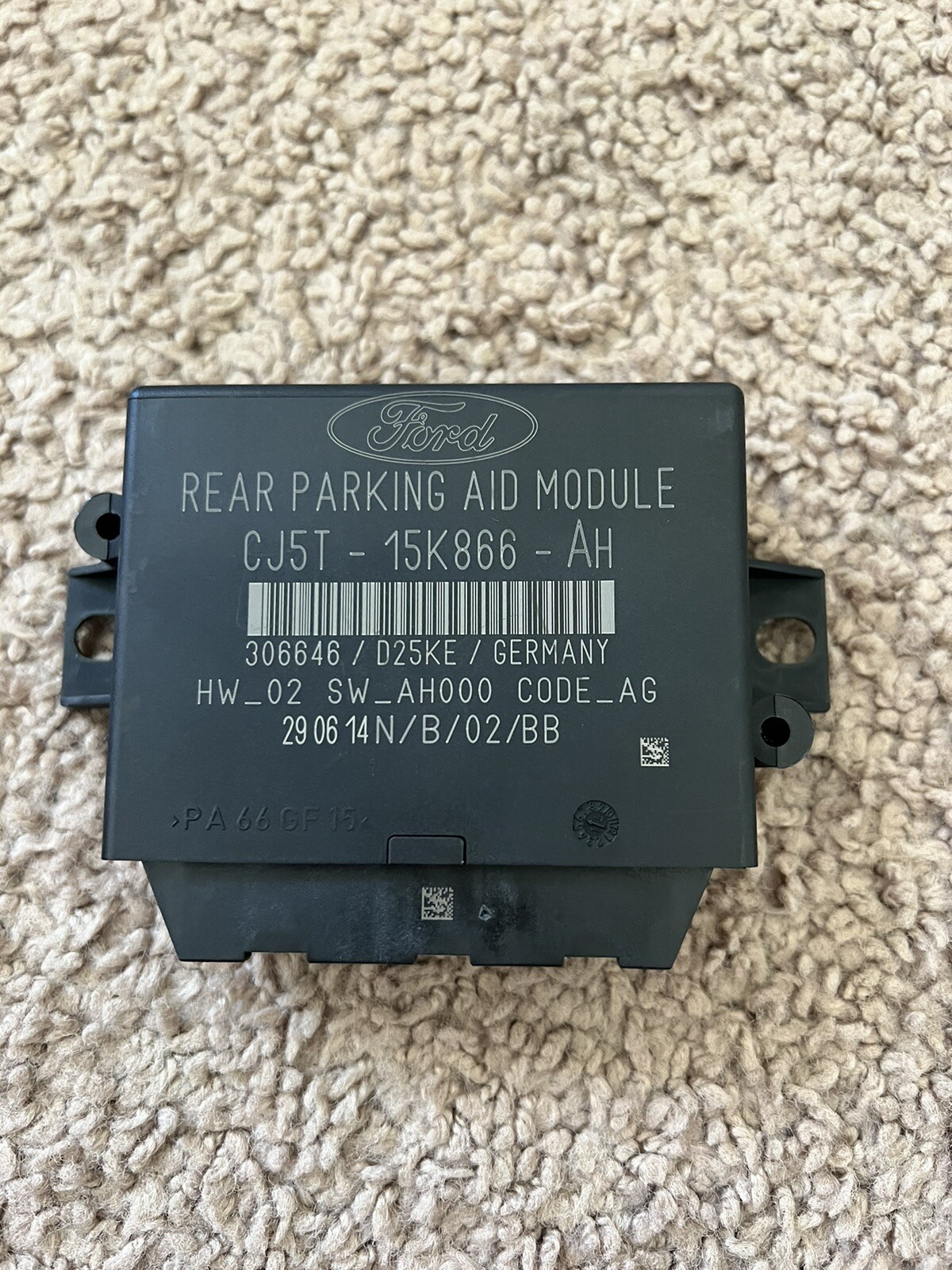 2013-18 Ford FocusRear park Assist Control Module OEM CJ5T-15K866-AH | eBay