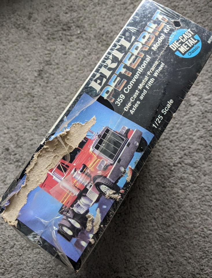 SEALED NEW VTG ERTL 1/25 DIE-CAST PETERBILT 359 SEMI PRECISION MODEL ...