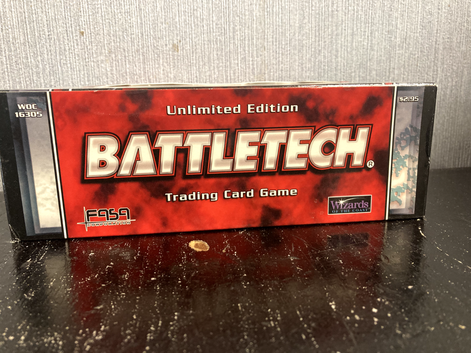 BattleTech TCG Empty Booster Box Unlimited-Edition Printing WOTC | eBay