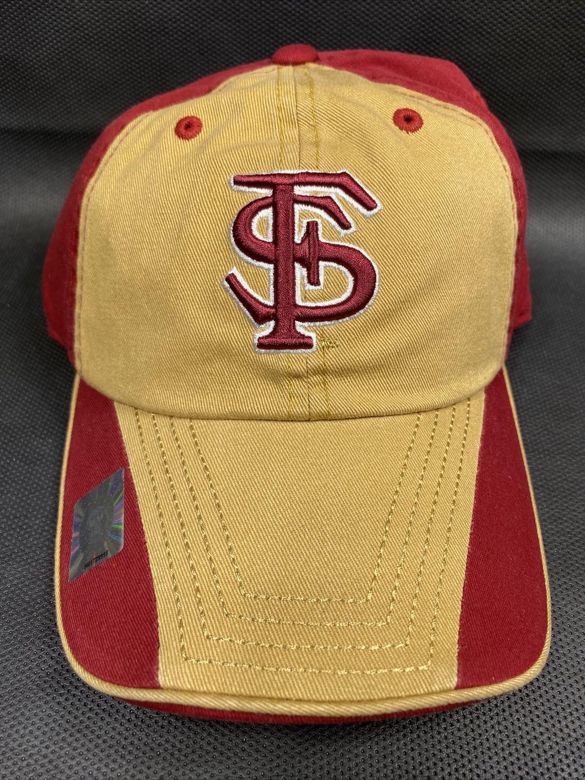 Florida State University Seminoles Hat Cap Logo Strap Back Red Tan FSU ...