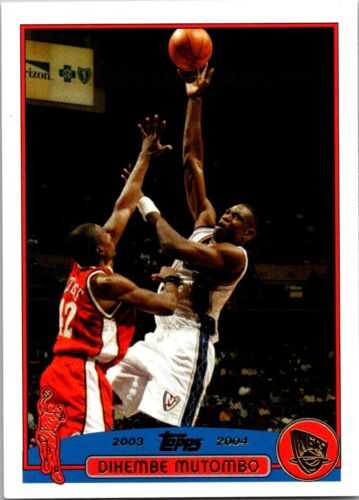 2003-04 TOPPS DIKEMBE MUTOMBO NEW JERSEY NETS #55 | eBay