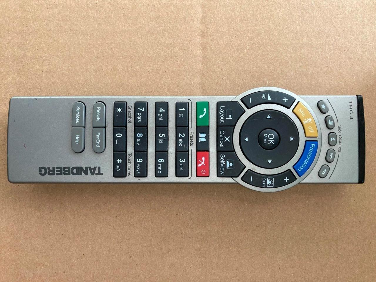 GENUINE TANDBERG TRC-4 VIDEO CONFERENCING REMOTE CONTROL | eBay