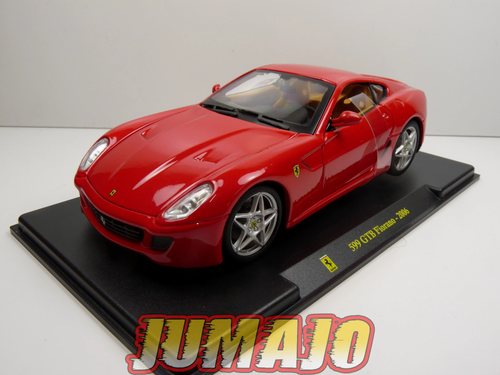 FVQ23 Voiture 1/24 BURAGO HACHETTE FERRARI GT : 599 GTB Fiorano 2006 | eBay