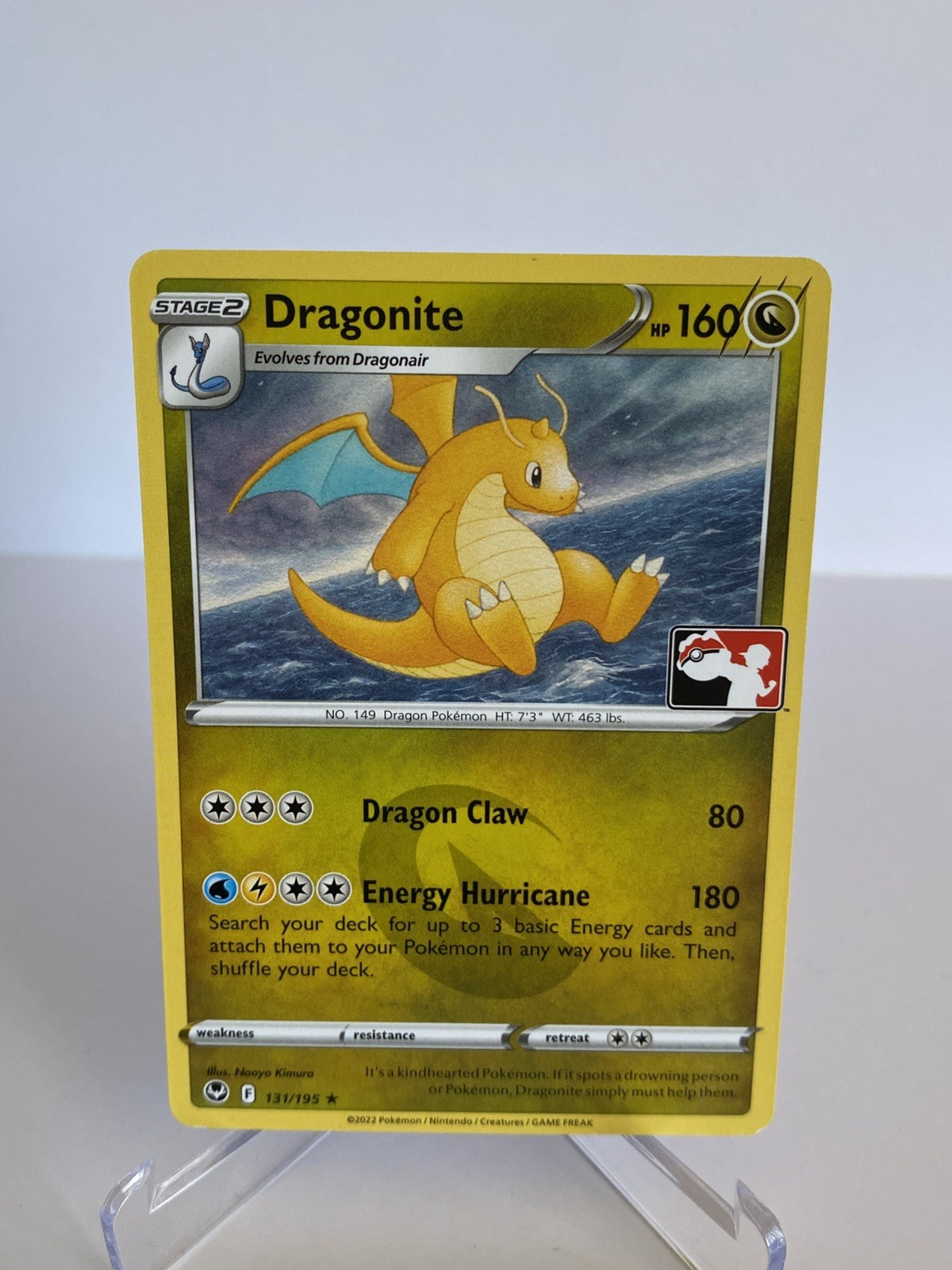 Pokémon TCG - Dragonite 131/195 Play Stamped Prize Pack Series 3 Non ...
