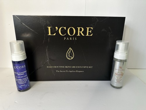L'CORE PARIS DAILY ROUTINE SKINCARE EXCLUSIVE 12 Pc SET MSRP $4,000.00 ...