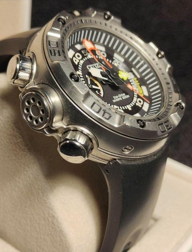 Citizen Promaster J250-S092191 Date Divers 200m Eco Drive Solar Mens ...