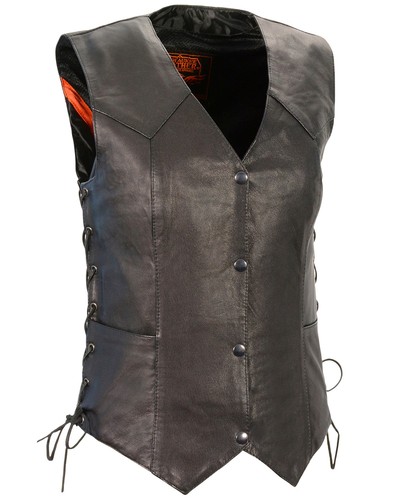 Milwaukee Leather Women's Lightweight Side Lace Concealed Carry Vest 4X ...
