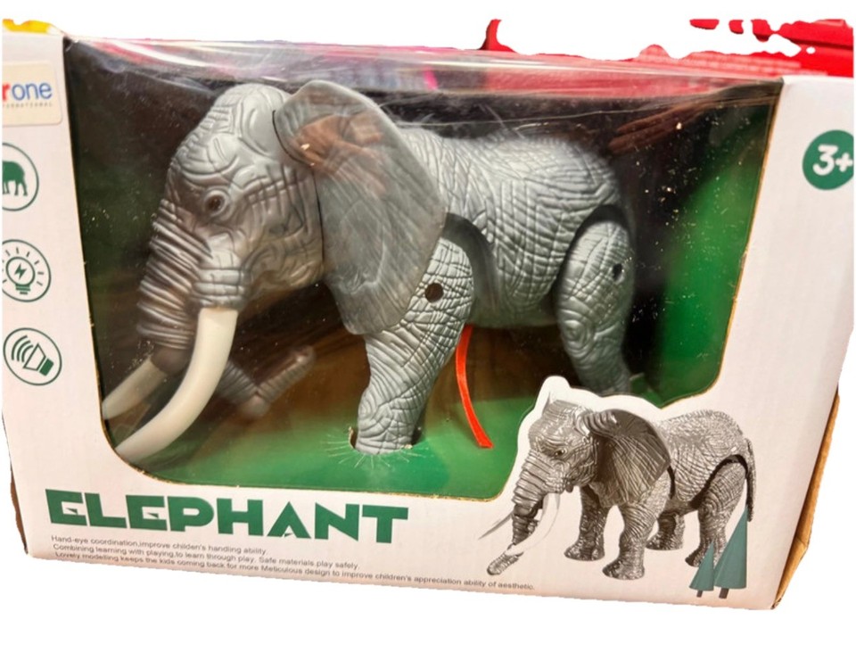 Elephant Simulation Electric walking with sound toy for kids | eBay UK