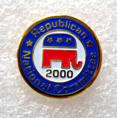 2000 Republican National Committee Convention Enamel Hat Lapel Pin | eBay