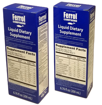 Ferrol Compound, Liquid Dietary Supplement, 2-pack - 200 ml each | eBay