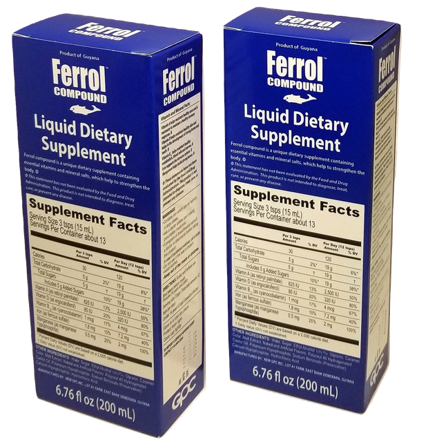 Ferrol Compound, Liquid Dietary Supplement, 2-pack - 200 ml each | eBay