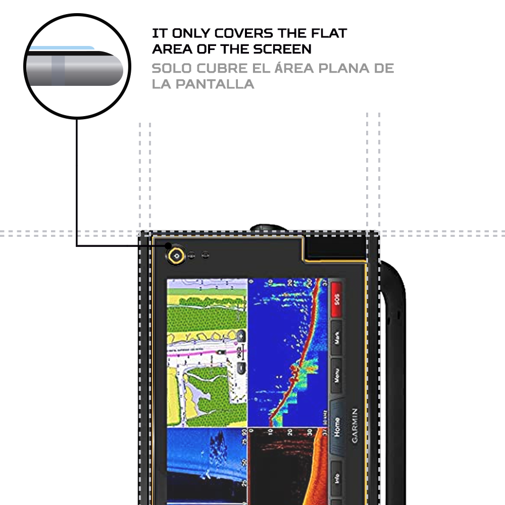 ANTISHOCK Screen protector for Garmin GPSMAP 7612(xsv) | eBay