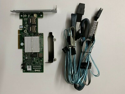 Dell PERC H200 8Port 6Gb/s Adapter SAS SATA Controller Card + 8087 SATA ...