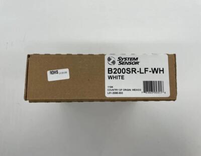 System Sensor B200SR-LF-WH | eBay