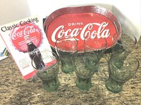 Coca Cola Serving Ware with Cookbook | Offer of the day