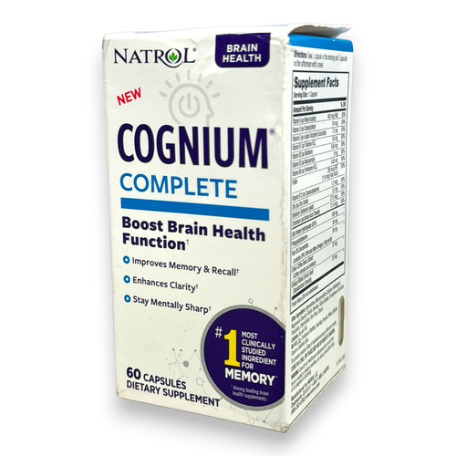 Natrol Cognium Complete Boost Brain Health Function -60 Capsules- New ...