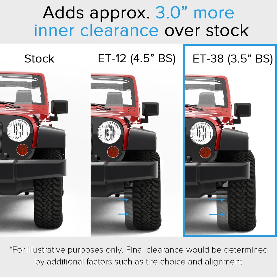 17" RockTrix RT117 17x9 -38 Gunmetal 5x5 Wheel for Wrangler JK JL ...