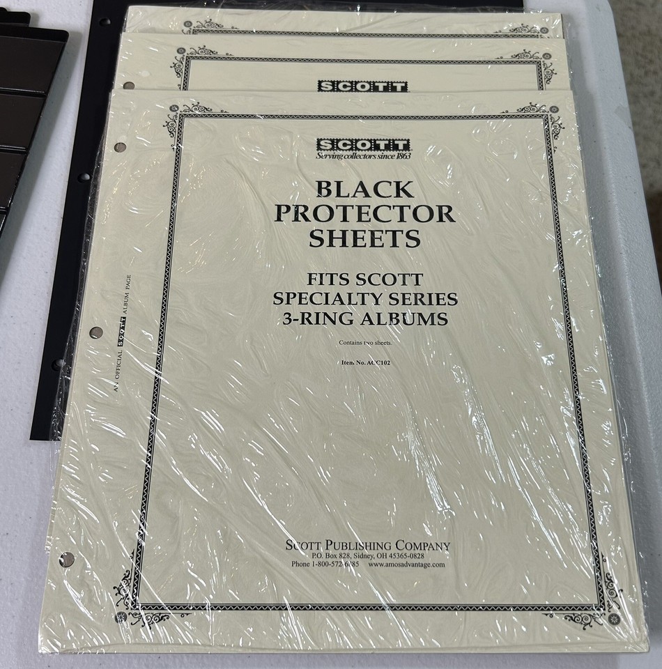 Lot Of Postage Stamp Collecting Supplies Scott Envelopes Protector ...