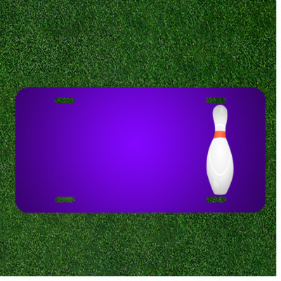 Custom Personalized License Plate With Add Names To Bowl Bowling Pin | eBay