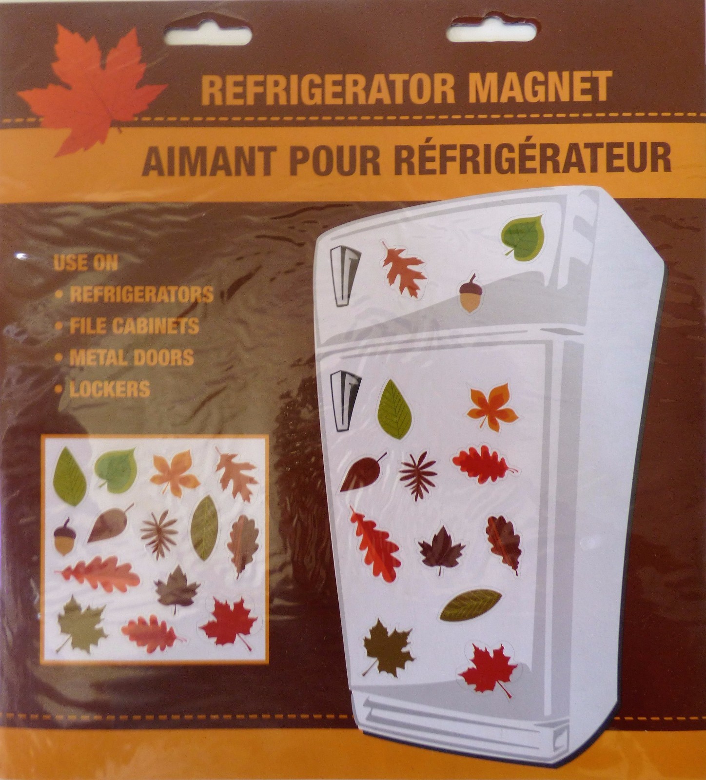 NEW Fall Thanksgiving Refrigerator Magnets Pumpkins Leaves~LEAVES FREE ...