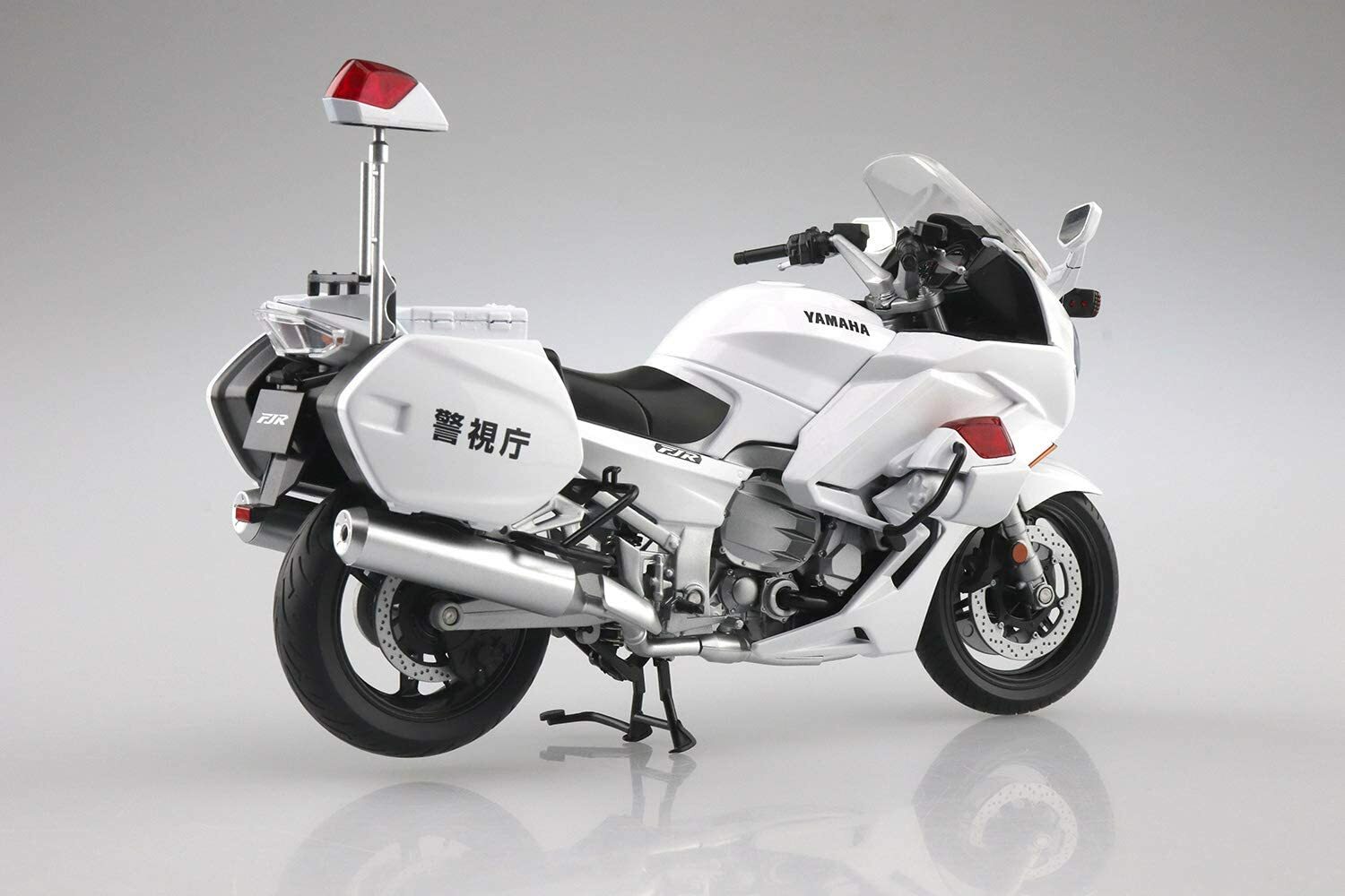 AOSHIMA 1:12 Scale Motorcycle Diecast Model YAMAHA FJR1300 Police from ...