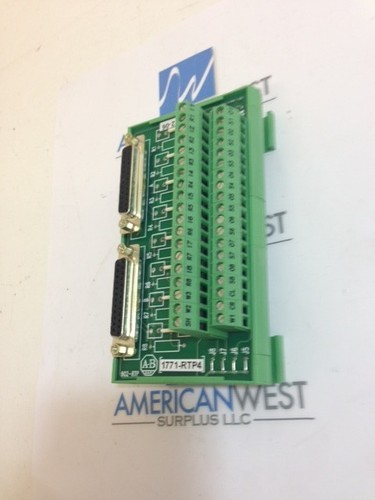 Allen Bradley 1771-RTP4 Remote Terminal Panel Used As Is | eBay