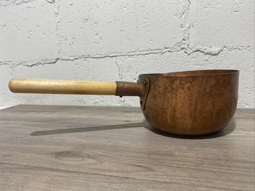 Antique French Winemaker Tool Scoop Copper | eBay