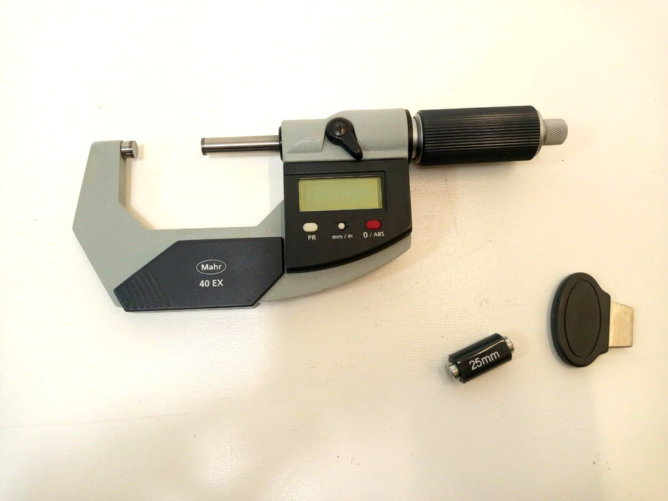 Mahr 4150571 Micromar 40 Ex Digital Bracket Micrometer 25-50mm ...