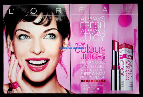 L'Oreal Colour Juice Lipstick 2006 Trade Print Magazine Ad Poster ...