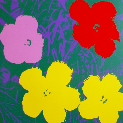 Andy Warhol Mohn Blumen Sunday B Morning Silk-Screen 11.65 Pop Art, COA ...
