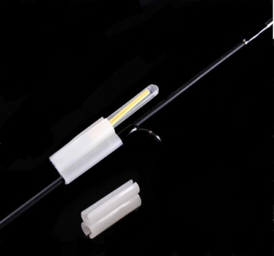 2PCS FISHING ROD TIP LIGHT HOLDER CLIP ON FOR GLOW STICK FIT 2.5mm to 3 ...