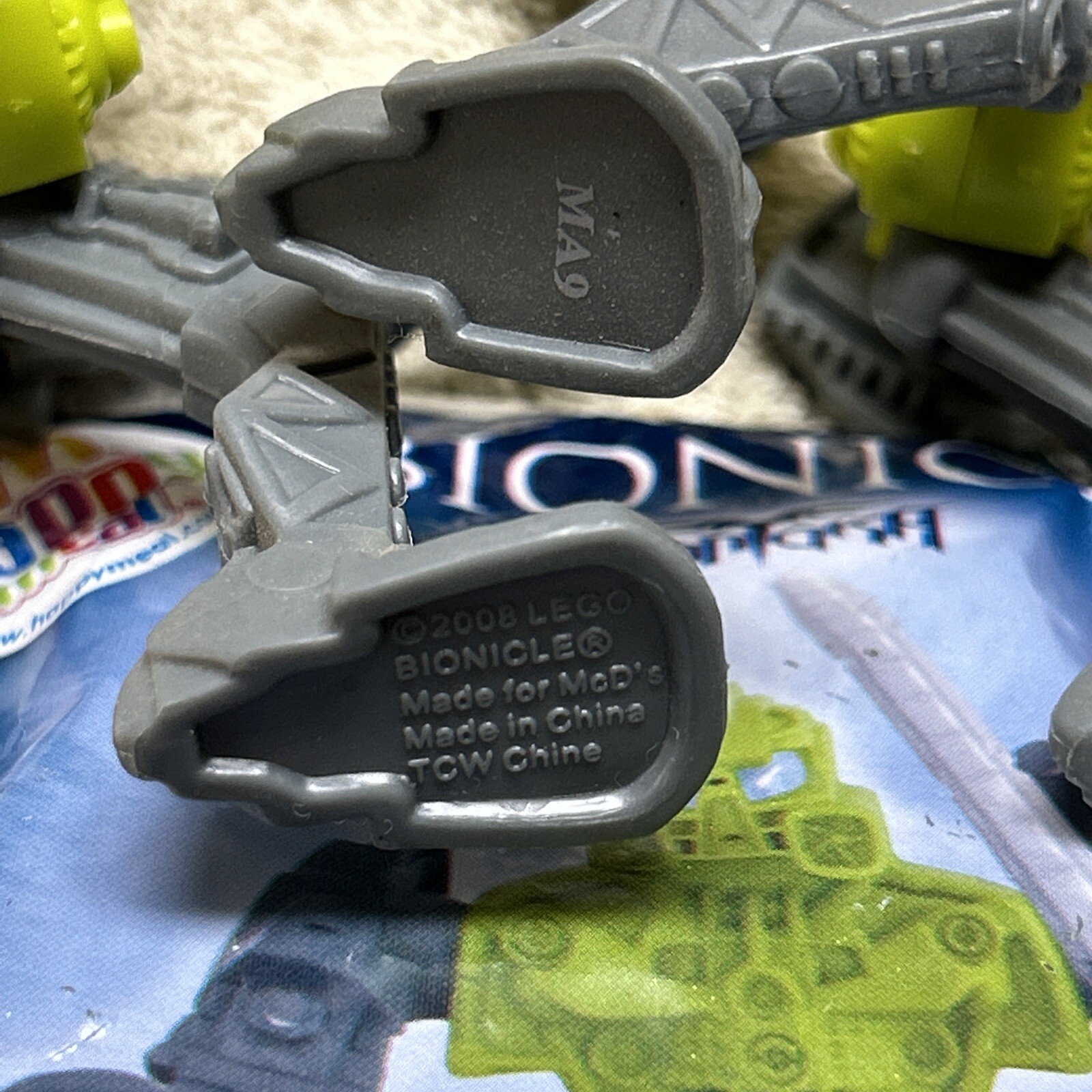 2008 McDonald's Lego Bionicle 3 Phantoka Mistika Toa Lewa 8 Happy Meal ...