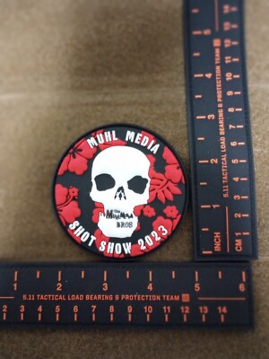 Shot Show Patch mulh media skull | eBay