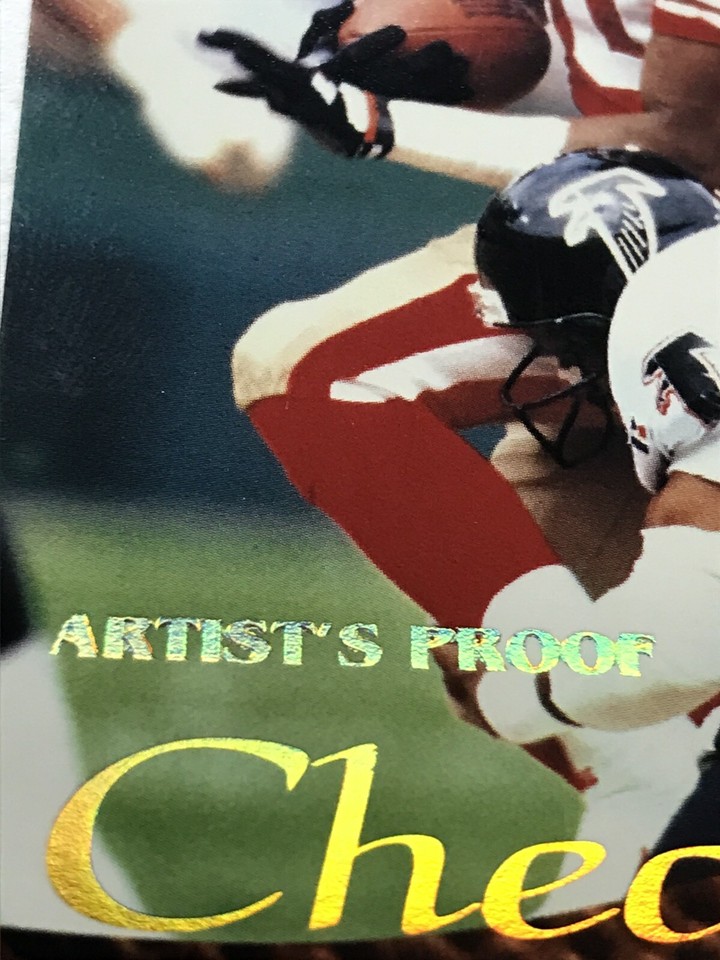 RARE Jerry Rice - 49ers HOFer -1996 Pinnacle Select - Artist's Proof ...