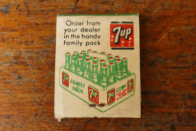 Vintage 1950s Fresh Up 7Up Soda - Family Pack Case Advertising ...