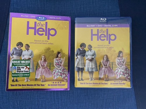 The Help (Blu-ray + DVD + Slipcover) No Digital LIKE NEW! Viola Davis ...