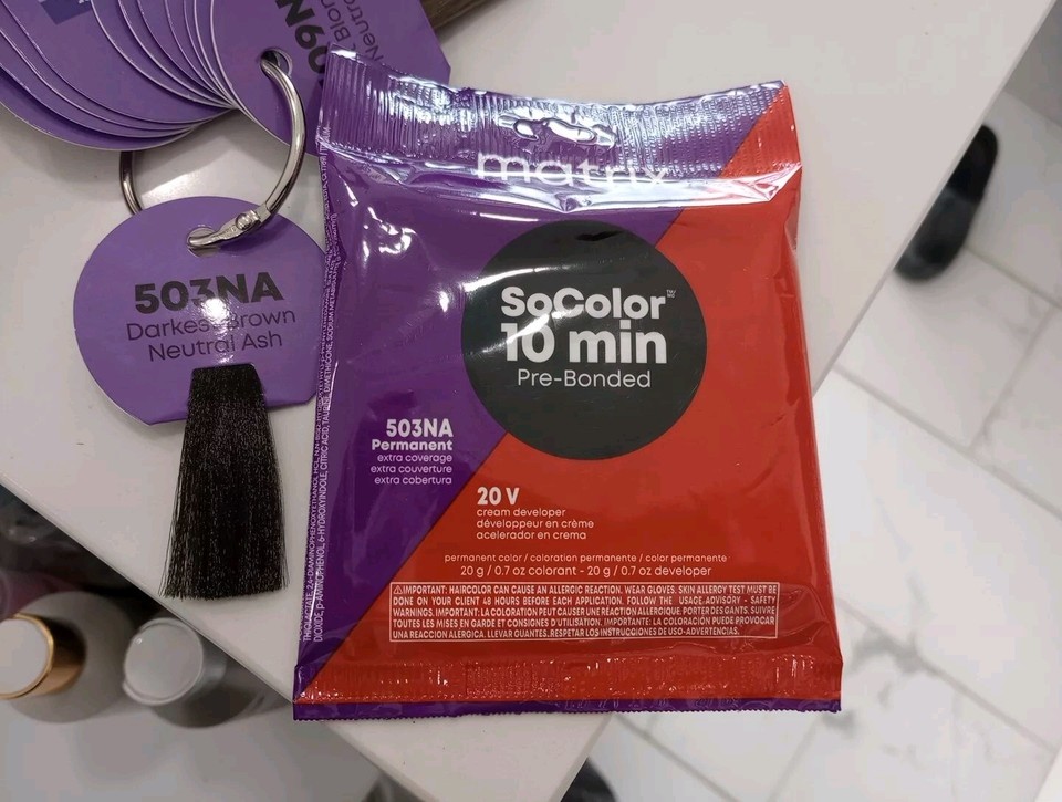 Matrix SoColor 10 503N Minute Hair Color & Developer 1 Pack | eBay