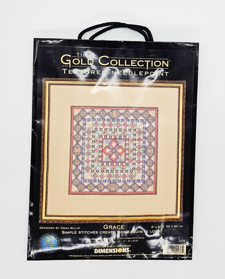 Orna Willis Needlework Kit Gold Collection “Grace” by Pattern Threads ...