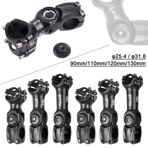 25.4/31.8mm Mountain Bike Stem Riser Adjustable MTB Bicycle Handlebar ...