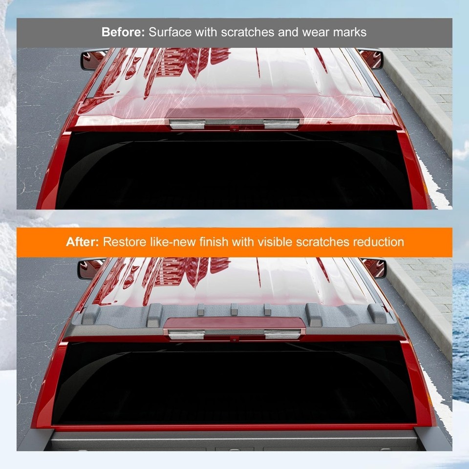 For 2019-2025 Chevy Silverado GMC Sierra 1500 Rear Roof Protector Truck ...