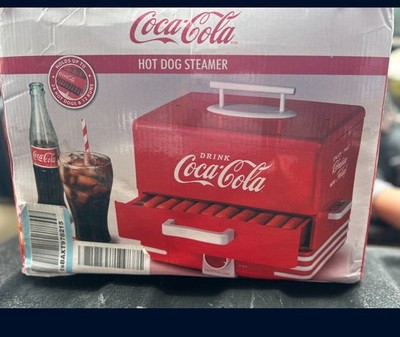 Coca Cola Hot Dog Steamer Cooker Warmer Bun Grill Red 24 Dogs 600W ...