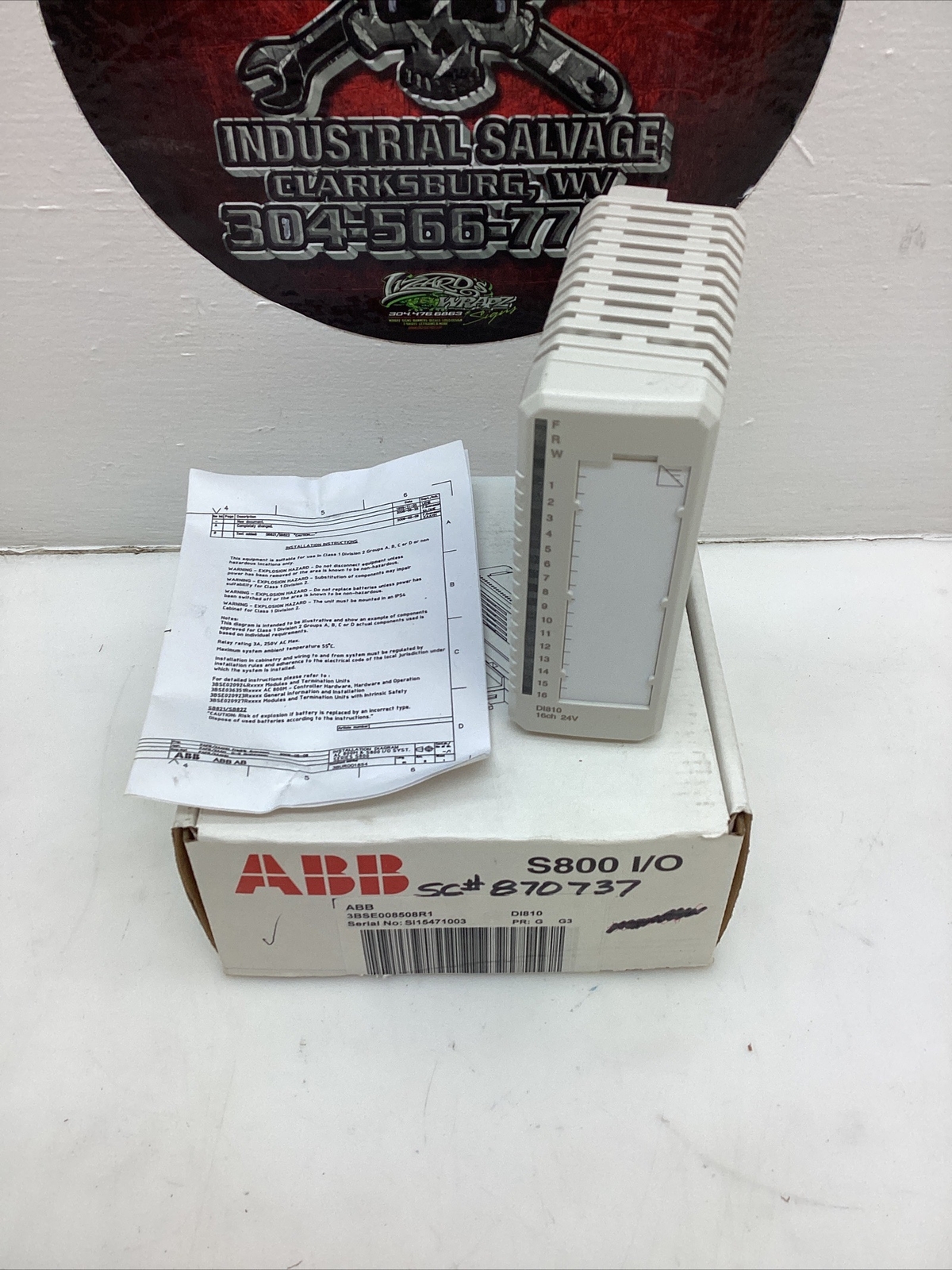 ABB DI810 Digital Input 3BSE008508R1 S800 I/O NIB | eBay