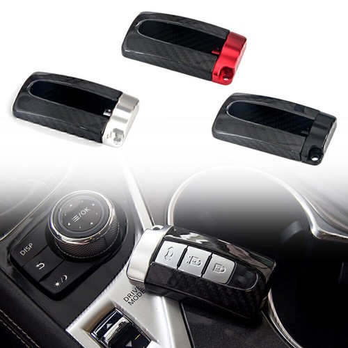 Carbon Fiber Car Remote Key Case Housing Replacement For Nissan ...