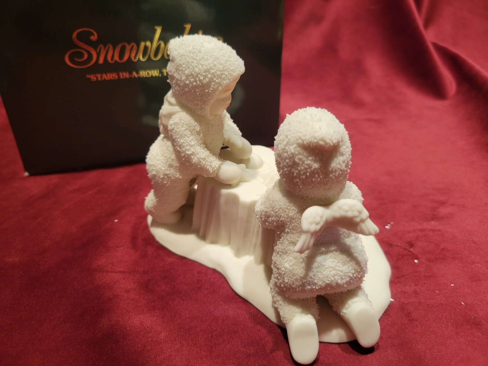 Snowbabies "Stars In-A-Row, Tic-Tac- Toe". Dept. 56. Retired. | eBay